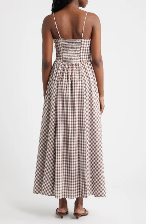 LUCY PARIS Kalley Sleeveless Cotton Maxi Dress