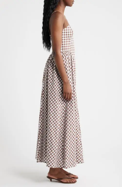 LUCY PARIS Kalley Sleeveless Cotton Maxi Dress