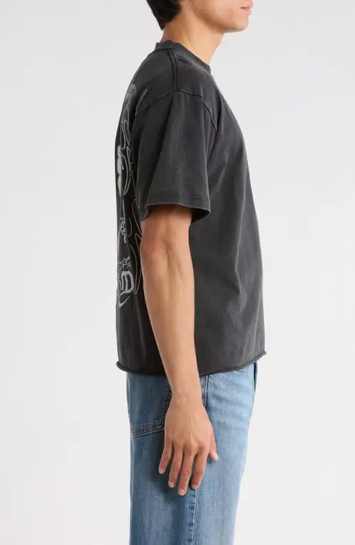 PACSUN Cyber Hand Cotton Graphic T-shirt