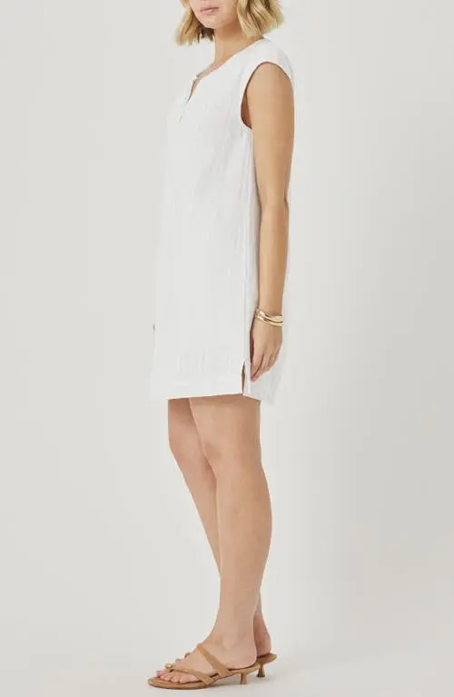 Splendid Meadow Mini Shift Dress - White