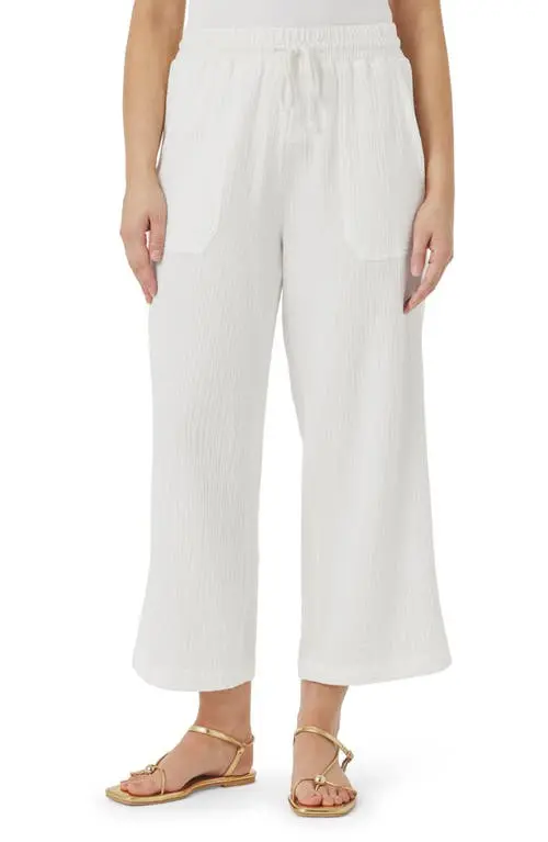 Splendid Ava Cotton Gauze Drawstring Pants