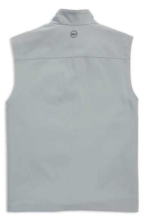 Vineyard Vines On-the-go Mariner Water Resistant Vest - Ultimate Gray