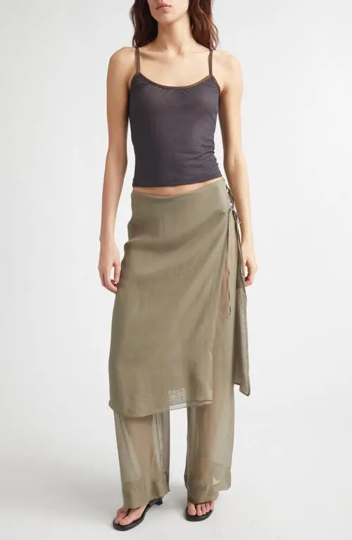 Paloma Wool Nasem Cotton Blend Jersey Camisole - Grey