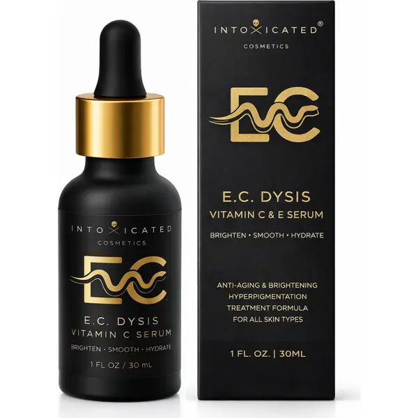 INTOXICATED COSMETICS E.c.dysis Vitamin C Serum | 1fl.oz/30ml | 15% L-ascorbic Acid | Ferulic Acid| Brightening, Smoothing - None