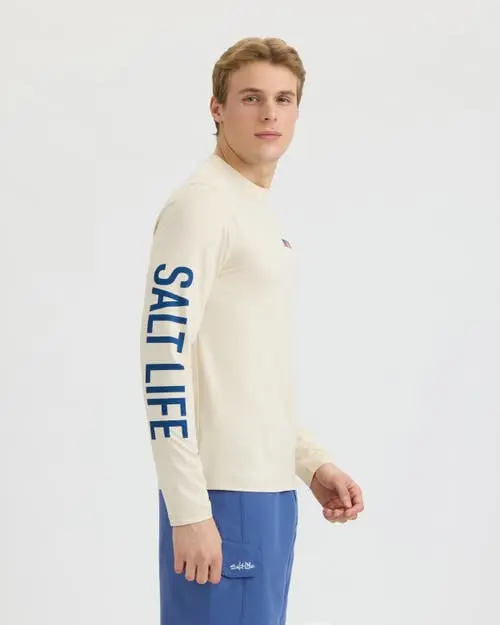 SALT LIFE Tuna Tournament Long Sleeve Slx Performance Tee