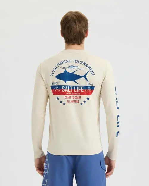 SALT LIFE Tuna Tournament Long Sleeve Slx Performance Tee