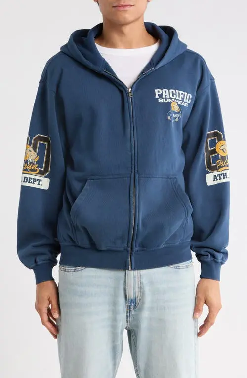 PACSUN Athletic Department Cotton Zip Hoodie