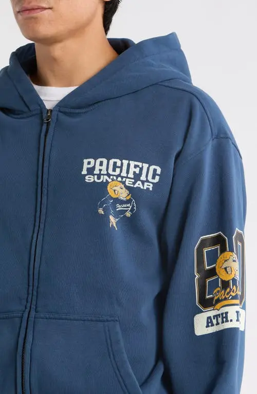 PACSUN Athletic Department Cotton Zip Hoodie