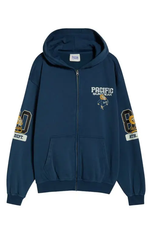 PACSUN Athletic Department Cotton Zip Hoodie