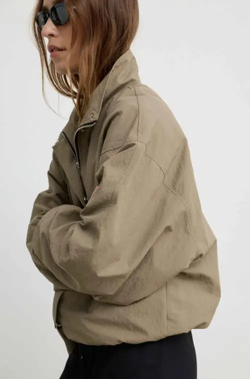 Almina Concept High Neck Nylon Jacket