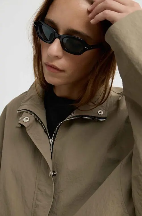 Almina Concept High Neck Nylon Jacket