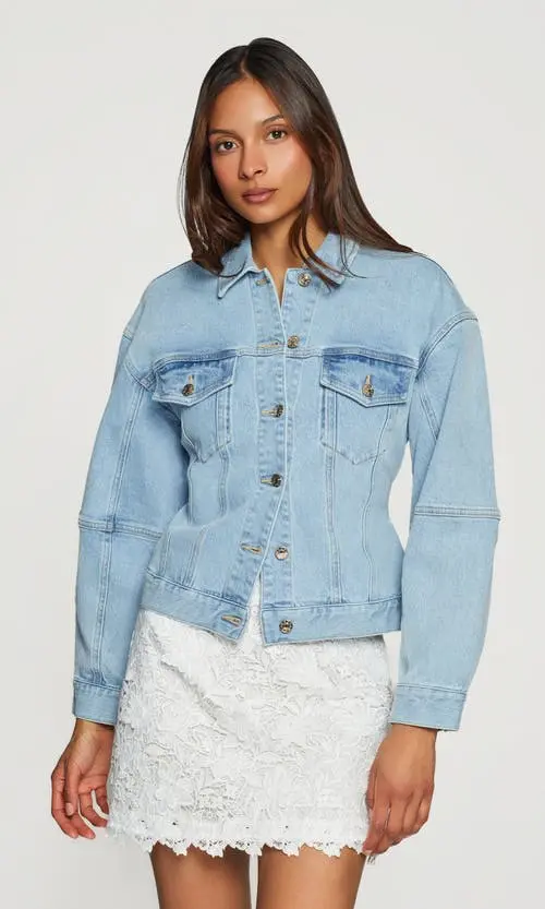 Generation Love Jolie Denim Jacket - Light Blue