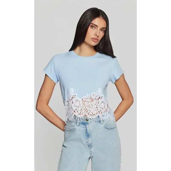 Generation Love Paige Rib Lace Combo Top