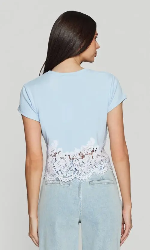 Generation Love Paige Rib Lace Combo Top