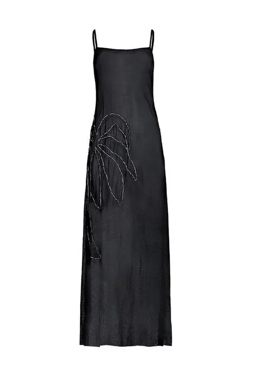 KIBYS Ancestral Lines Gio Sheer Palm Beach Dress