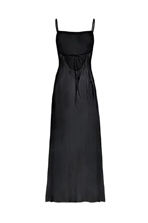 KIBYS Ancestral Lines Gio Sheer Palm Beach Dress