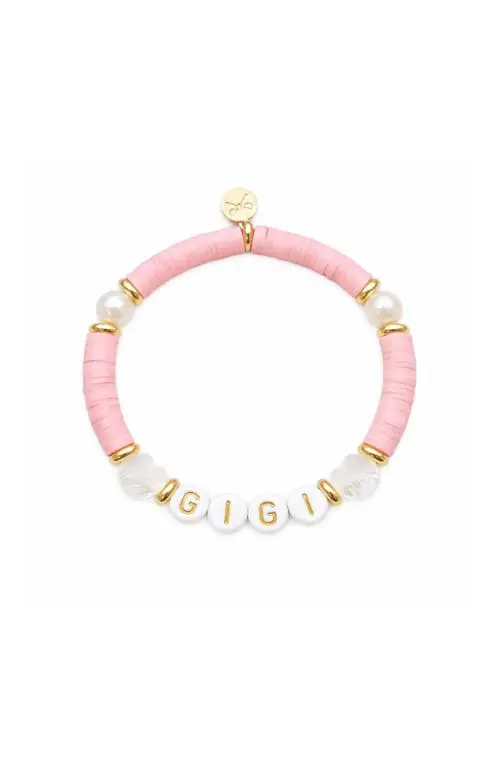 BITS & BOWS Gigi Bracelet - Pink/white
