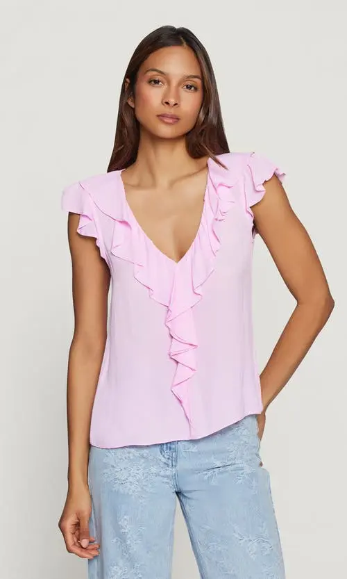 Generation Love Everheart Georgette Blouse - Soft Rose
