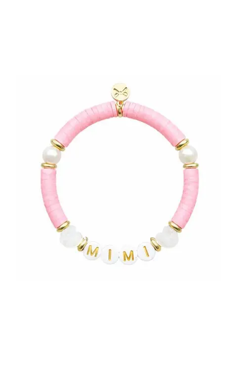 BITS & BOWS Mimi Bracelet - Pink/white