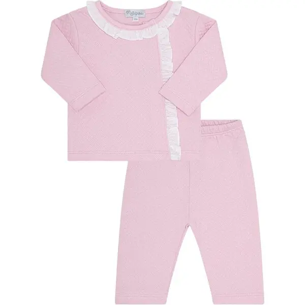 NELLAPIMA Vermont Ruffle Jacquard Set - Pink