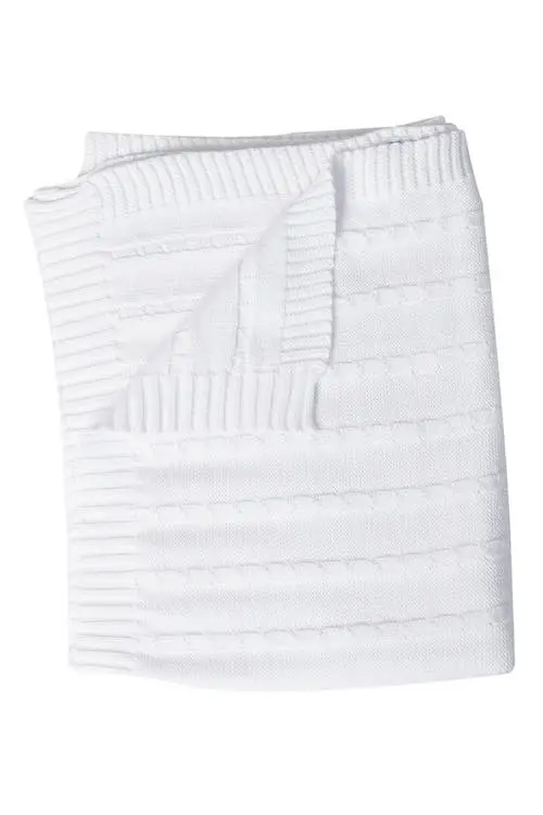 NELLAPIMA Cable Knit Blanketbaby - Blue