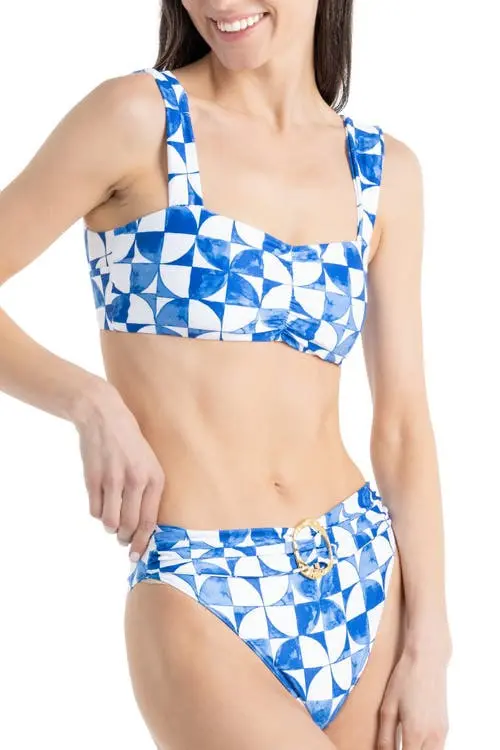 Kenny Flowers The Greece Gold Ring Banded Bikini Bottom