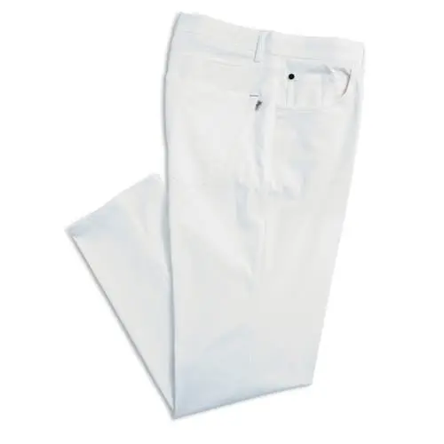 ASHWORTH GOLF 5 Pocket Stretch Warp Pant - White