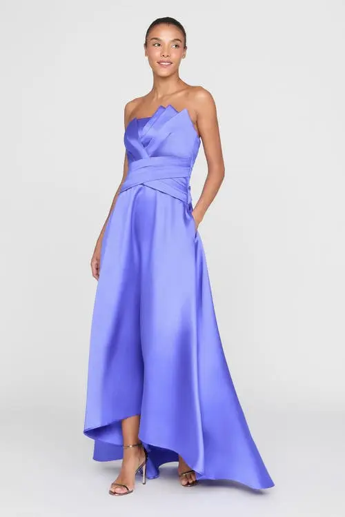 Theia Coco High-low Mikado Gown