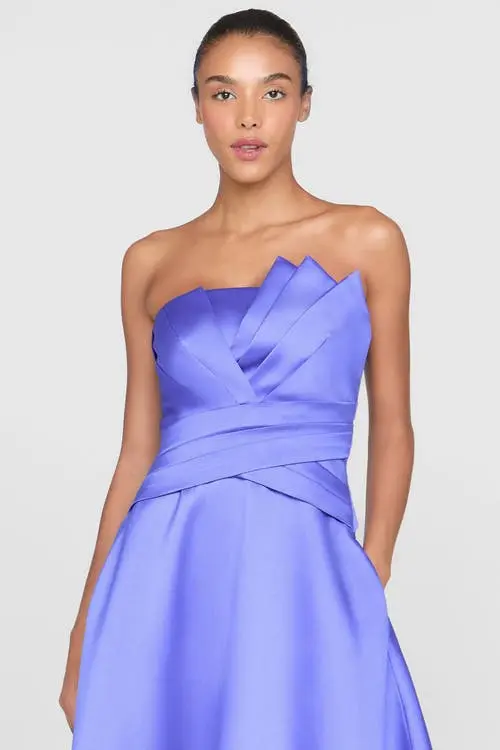Theia Coco High-low Mikado Gown
