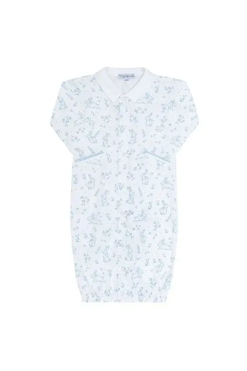 NELLAPIMA Bunny Toile Converter Gownbaby - Blue