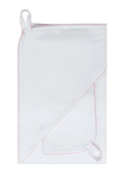 NELLAPIMA Bubble Hooded Baby Towelbaby - White