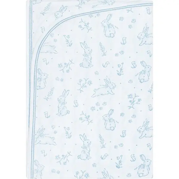 NELLAPIMA Bunny Toile Blanketbaby - Blue