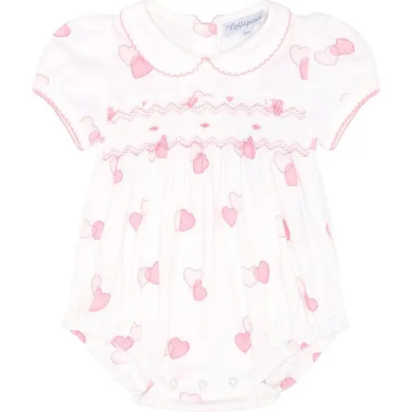 NELLAPIMA Sweetheart Smocked Bubblebaby - Pink