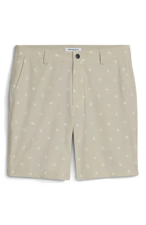 ASHWORTH GOLF Oslo Printed Short - Moss