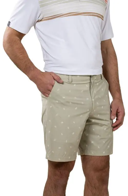 ASHWORTH GOLF Oslo Printed Short - Moss