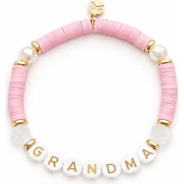 BITS & BOWS Grandma Bracelet - Pink/white