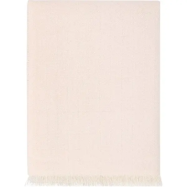 NELLAPIMA Herringbone Baby Alpaca Woven Blanketbaby - Pink