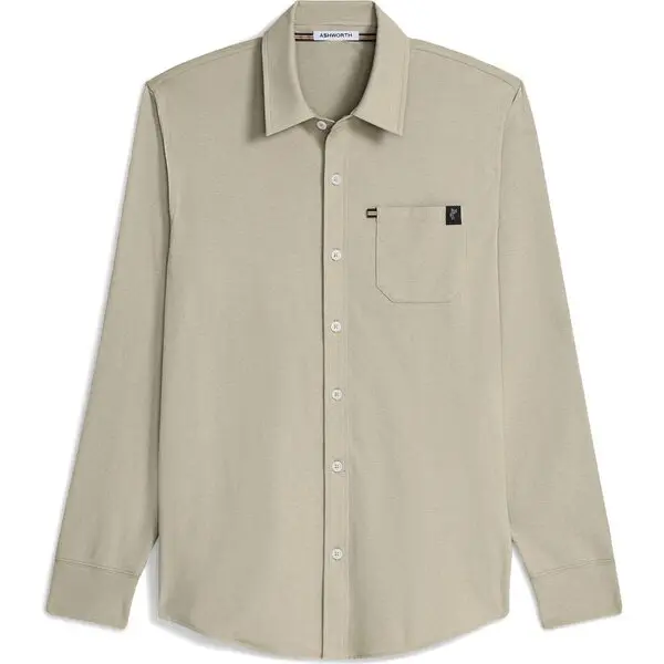 ASHWORTH GOLF Ls Hightide Shirt - Moss