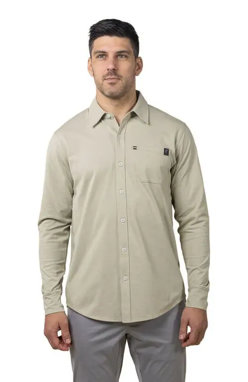 ASHWORTH GOLF Ls Hightide Shirt - Moss
