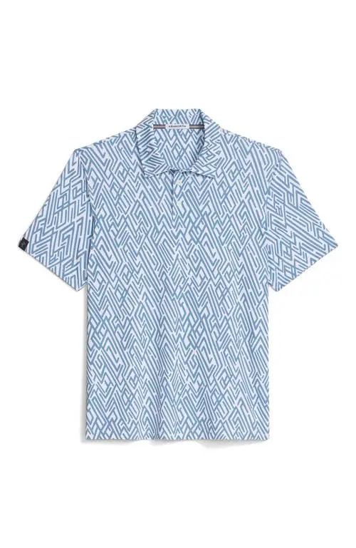 ASHWORTH GOLF Abstract Geo Polo