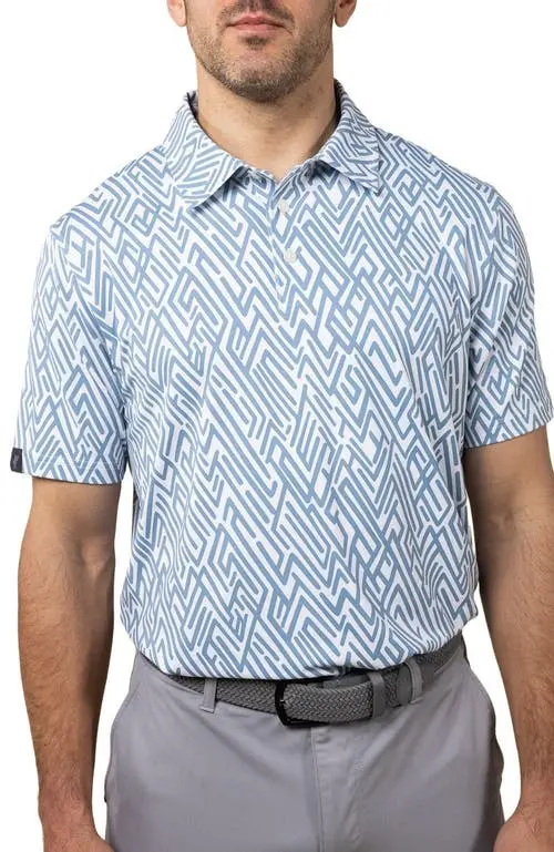 ASHWORTH GOLF Abstract Geo Polo
