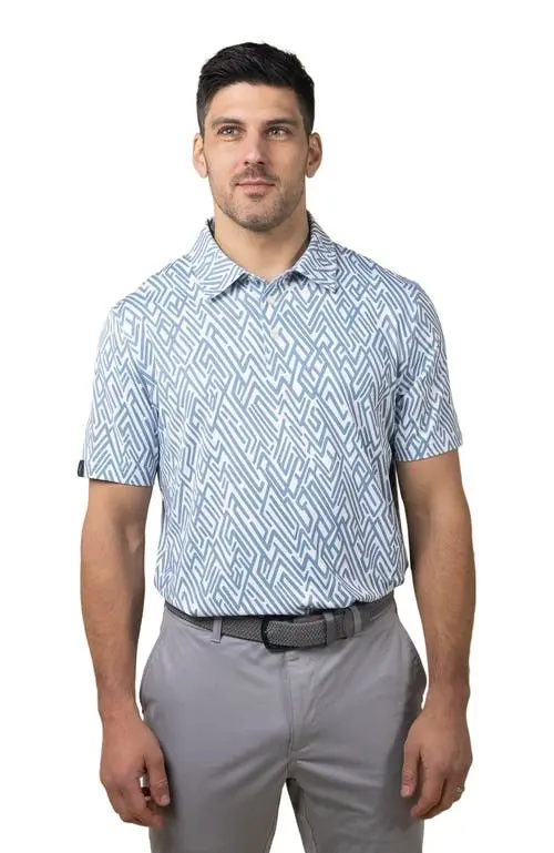 ASHWORTH GOLF Abstract Geo Polo