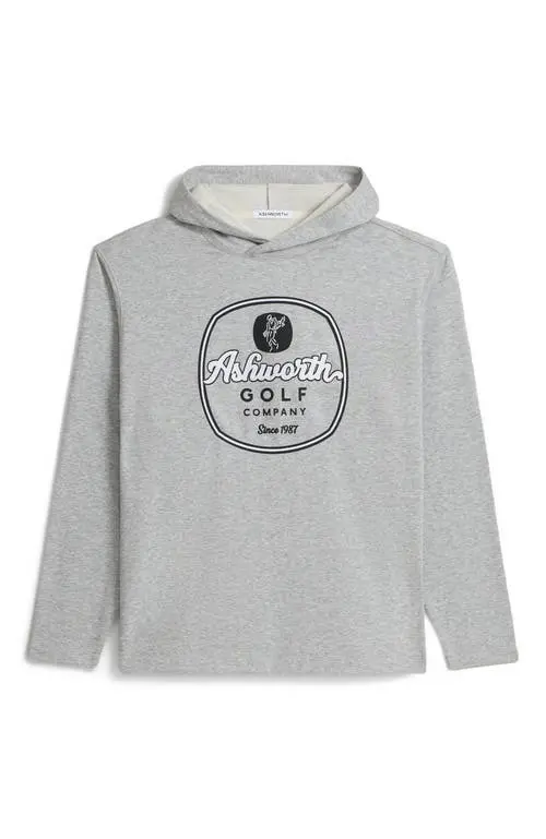 ASHWORTH GOLF Mixed Media Hoodie