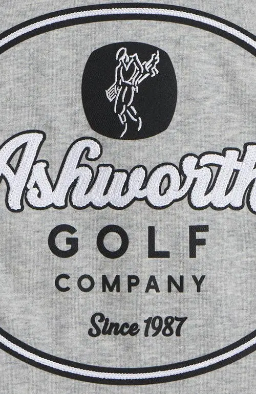 ASHWORTH GOLF Mixed Media Hoodie