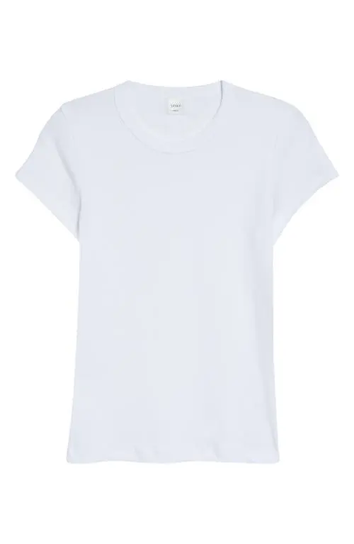 LESET Nando Slim Fit Cotton T-shirt - White