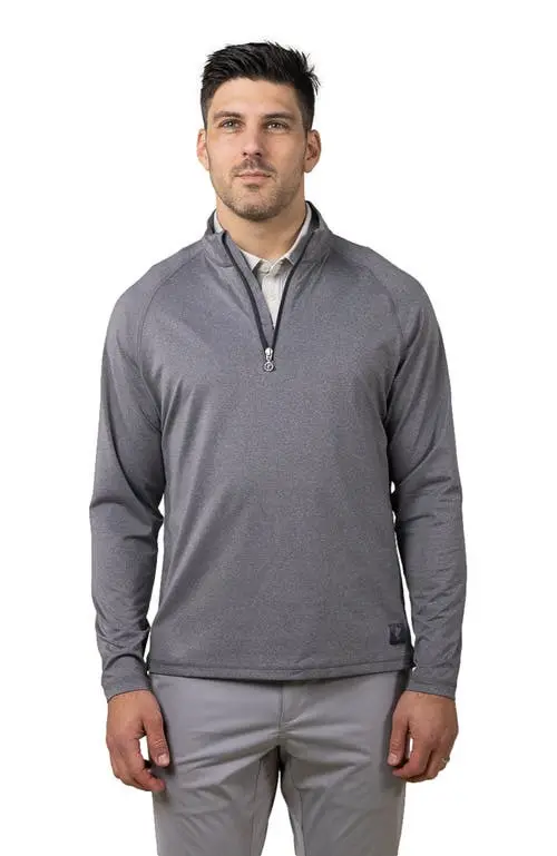 ASHWORTH GOLF Ace Raglan 1/4 Zip - Asphalt