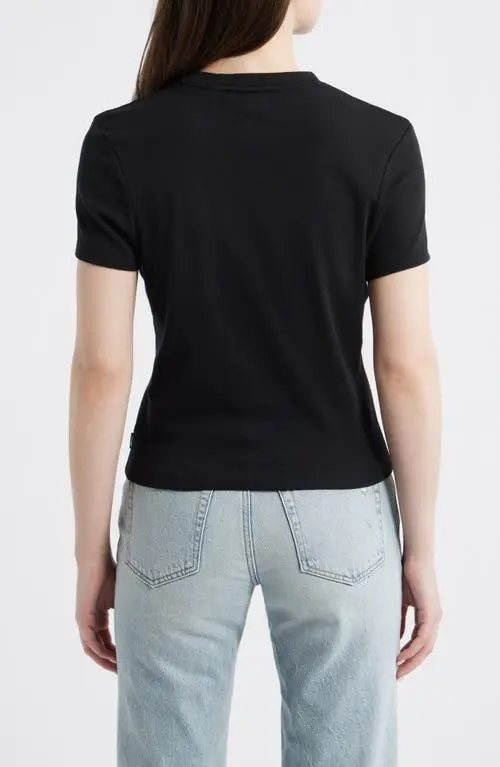 Rip Curl Classic Fitted Stretch Cotton T-shirt - Black