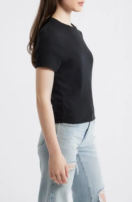 Rip Curl Classic Fitted Stretch Cotton T-shirt - Black