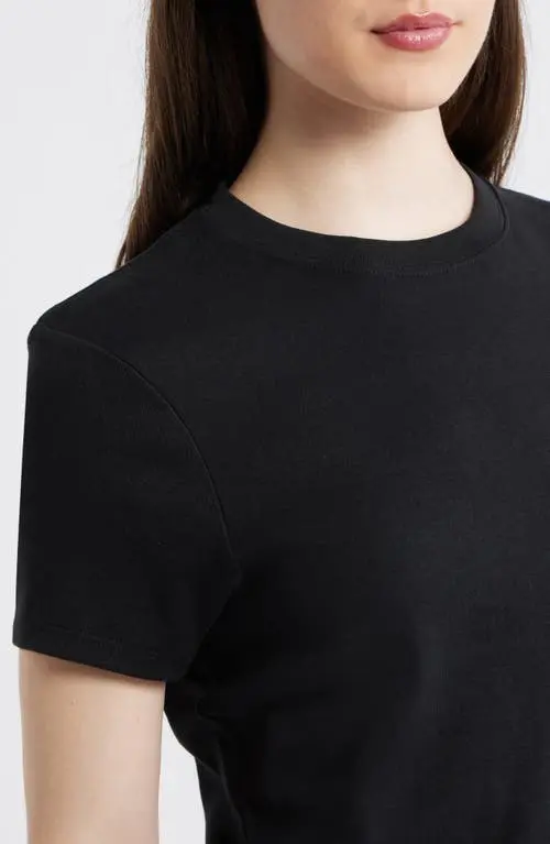 Rip Curl Classic Fitted Stretch Cotton T-shirt - Black