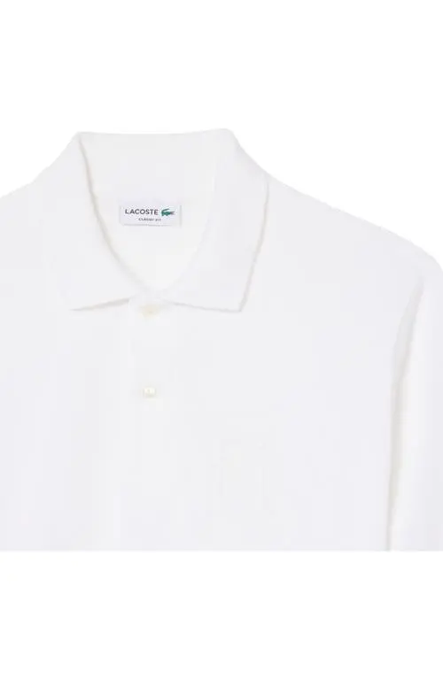Lacoste Cotton Piquè Polo - White